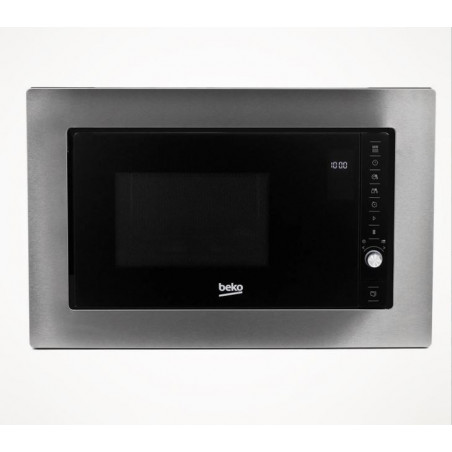MICRO ONDES ENCASTRABLE 20L 800W INOX/NOIR - BEKO - BMOB20231BG