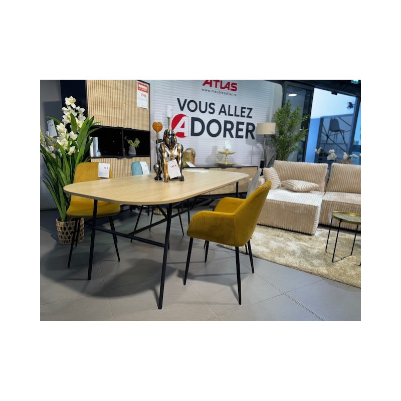 Table à dîner – Design industriel chic