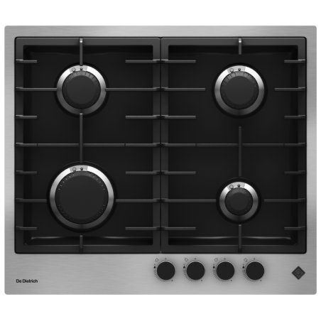 PLAQUE DE CUISSON À GAZ ENCASTRABLE - 4 FOYERS - 60 CM - INOX - DE ...