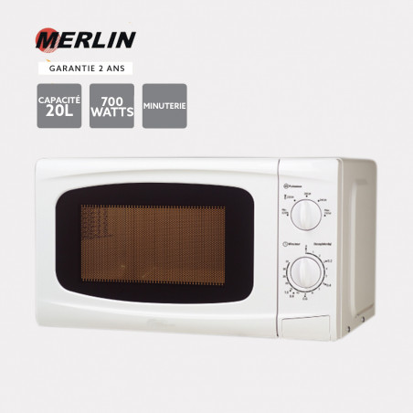 MICRO-ONDES 20L 700W BLANC MERLIN - M-MWO20-W
